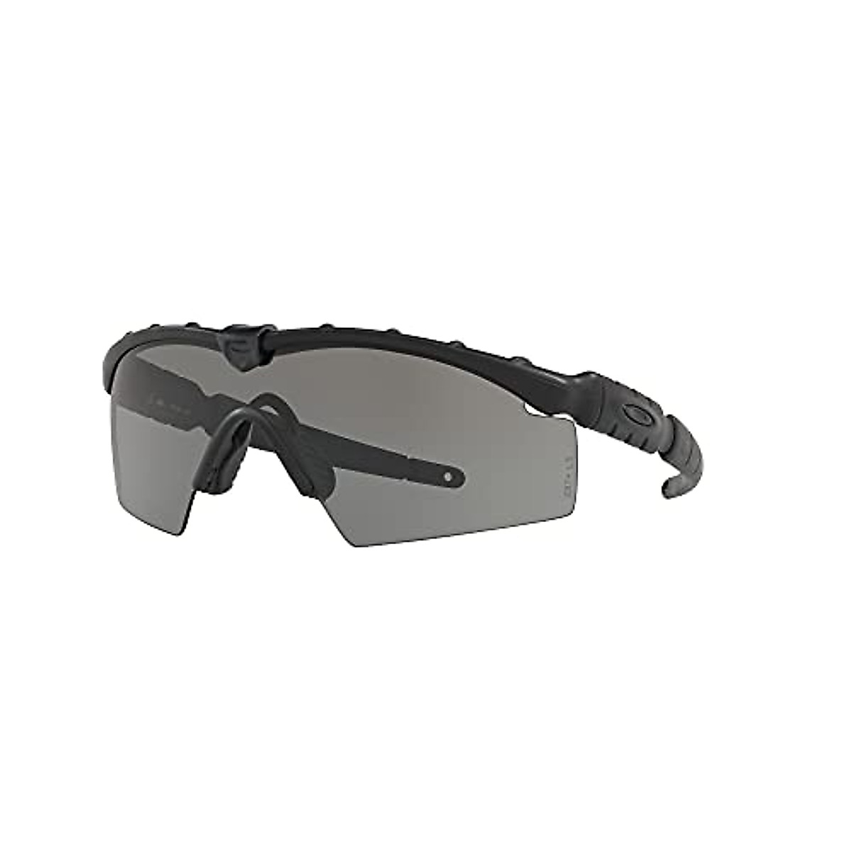 Oakley Men's OO9213 M Frame 2.0 Industrial Rectangular Sunglasses, Matte Black/Grey, 32 mm
