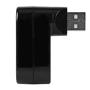 Lysee Cable Winder - TINFTEK Rotatable Mini 3 Ports USB HUB 2.0 USB Splitter Adapter for Notebook/Tablet Computer PC Peripherals High Speed USB Hubs