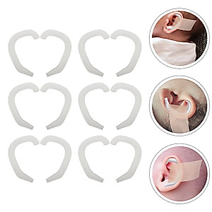 Ear Pads Baby Ear Aesthetic Corrector Auricle Valgus Correction Ear Support Newborn Infant Protruding Ear Sticker Patch for Kids Children Orthopaedic Ear 6 Pairs Ear Corrector