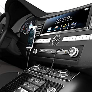 Aux Cord – 8ft– 3.5mm Audio Cable, Designed in Germany with Break-Proof Metal Plug (Headphone Cable & aux Cable for iPhone/car/Laptop, Auxiliary Cord, 3.5mm Male to Male, Nylon) – by CableDirect