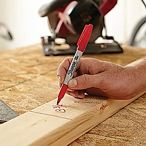 SHARPIE Permanent Markers | Fine Point | Assorted Fun Colours | 4 Count