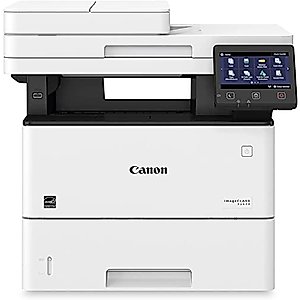 Canon imageCLASS D1620 All-in-One Wireless Monochrome Laser Printer, White - Print Scan Copy - 5" Touch Panel, 45 ppm, 600 x600 dpi, 8.5" x 14", Auto 2-Sided Printing, 50-Sheet ADF, Ethernet