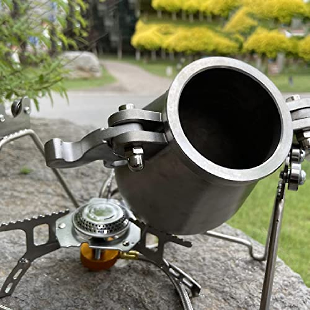 HATALK 2023New Hand Popcorn Machine Home,Mini Hand Cranked Popcorn Machine,304 Stainless Steel Food Grain Amplifier,Retro,Hand Crank, Heating Slow Boost with Pressure Gauge Suitable