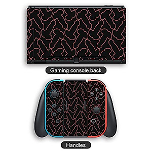 Penis Pattern Full Protective Skin Cover Design Wrap Decal Sticker Compatible with Switch and Switch Lite