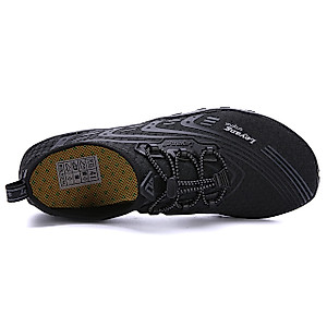 Leyang Women Men Water Shoes Lightweight Quick Dry Non-Slip Barefoot Swim Shoes Multifunction Aqua Socks Pool Beach Surf Yoga