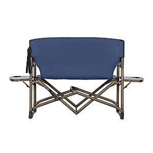 TIMBER RIDGE Director Chair, 16.54" x 37.8" x 35.04", Blue