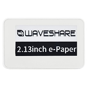 waveshare 2.13 inch Passive NFC-Powered e-Paper,250×122 Pixel, No Battery Required No Messy Wiring Novel Passive NFC Tech Wireless Powering & Data Transfer APP Provided