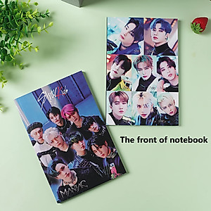 Liphontcta 2 Pack Kpop Stray Kids Merch Notebook, Stray Kids School Supplies for GiftsGarden Sculpture Outdoor Decoration