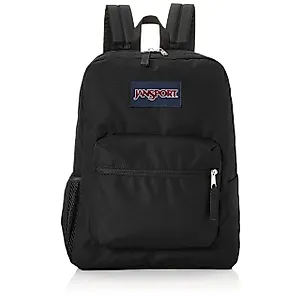 JanSport Cross Town Backpack, Black, One Size