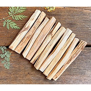 Palo Santo - 100% Natural - 20 Sticks - Sustainably Harvested - High Resin Content - EarthWise Aromatics