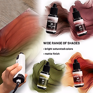 Kamenskaya Alcohol Ink Set #30: Matched Color Combination of Alcohol Inks, 4 pcs. 0.51 fl oz (15 ml) Each