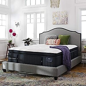 Stearns & Foster Lux Estate 16" Cassatt Luxury Ultra Plush Euro Pillowtop Mattress, King, Hand Built in the USA