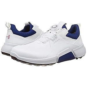 ECCO Men's Biom Hybrid 4 BOA Gore-TEX Waterproof Golf Shoe, White, 13-13.5