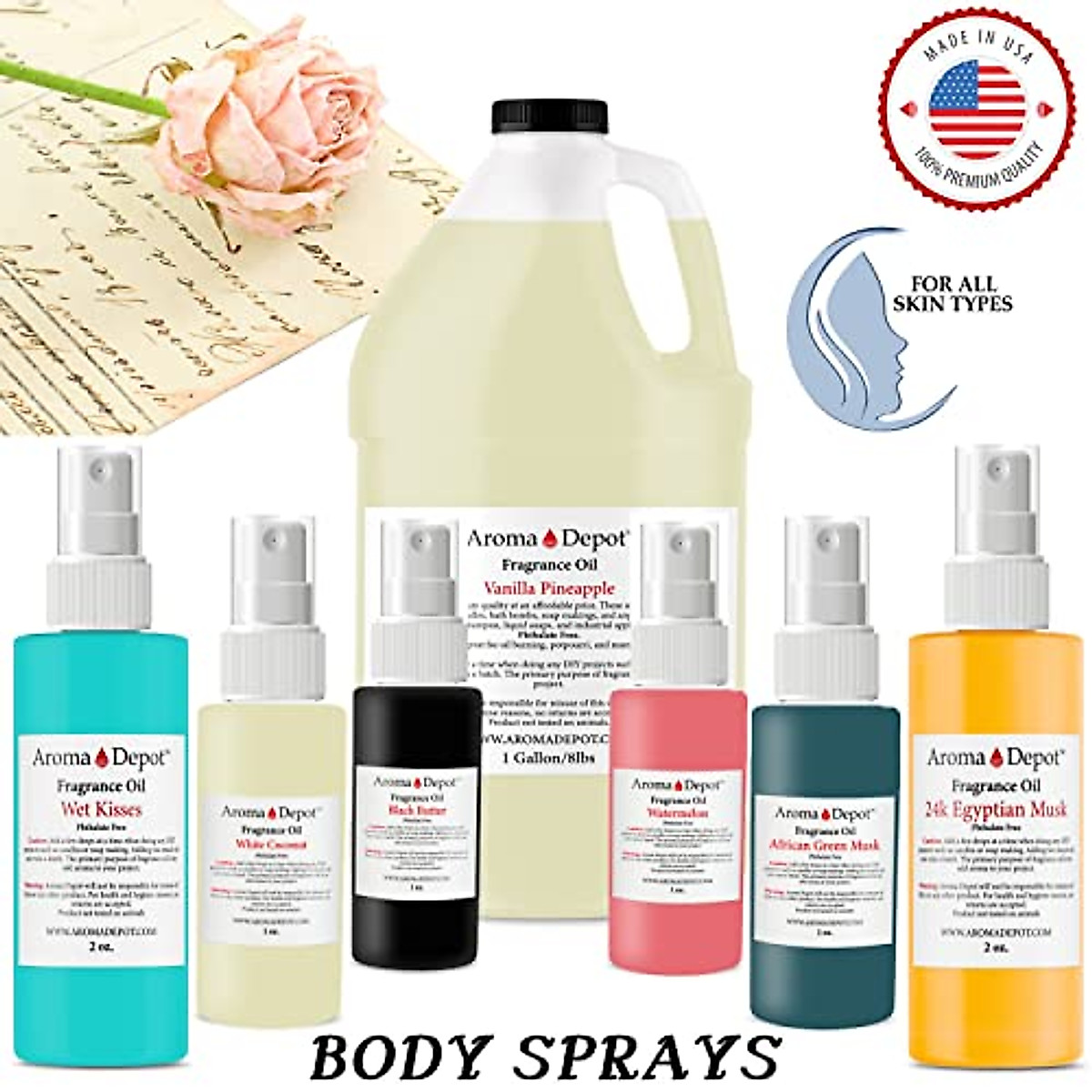 2 oz. Egyptian Musk Spray Perfume / Skin Body Fragrance Oil. Our Interpretation, Pure-Uncut. Add a Few Drops to Your Aromatherapy Diffuser. Smell Good All Day, Any Day!