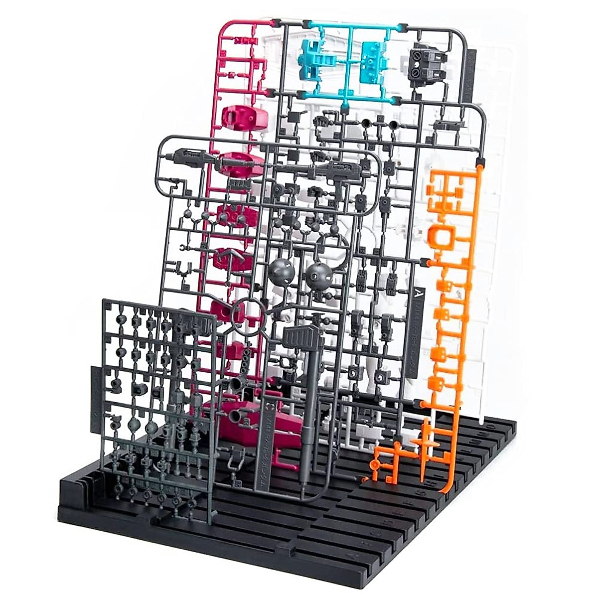 XINMEIWEN Pieces Shelves Tool Stand Holder Model Production Tools Placement Rack Plastic Holder Container Organizer for Gundam Hobby Model Making Parts (29x18cm)