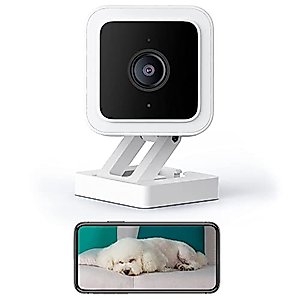 WYZE Cam v3 Indoor/Outdoor Smart Security Camera 1080p Plug-in, Color Night Vision, Two-Way Audio, Motion Detection for Baby Pet Monitor, Works with Alexa & Google Home
