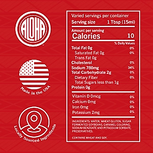 Aloha Shoyu - Original Blend Soy Sauce - Sweet and Light Profile - Made in Hawaii - 1 Gallon