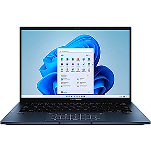 ASUS 2022 Newest Zenbook 14" 2.8K OLED 90Hz Business Laptop, 12th Gen Intel Evo i5-1240P 12 Cores, 600 nits 100% DCI-P3, 18 hrs Battery Life, 8GB LPDDR5, 256GB SSD, WiFi 6E, Thunderbolt 4