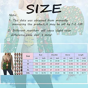 Christmas Shirts for Women Long Sweaters for Women to wear with Leggings Party Funny Letter Graphic Funny Xmas Office Work Peplum Knit Cardigan Novelty y2k Sweater Compression Socks for Women