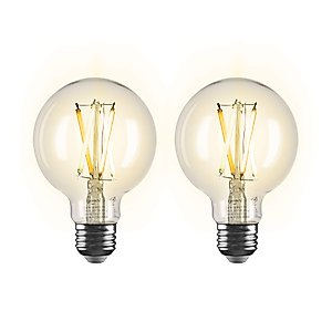 Geeni Smart Light Bulb - Alexa and Google Home Compatible, Tunable White LED Programmable and Dimmable Wifi Light Bulb, App Controlled (G25-2 Pack)