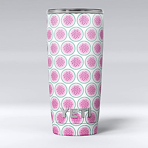 Design Skinz The Watermelon Polka Dot Pattern - Skin Decal Vinyl Wrap Kit Compatible with The Yeti Rambler Cooler Tumbler Cups