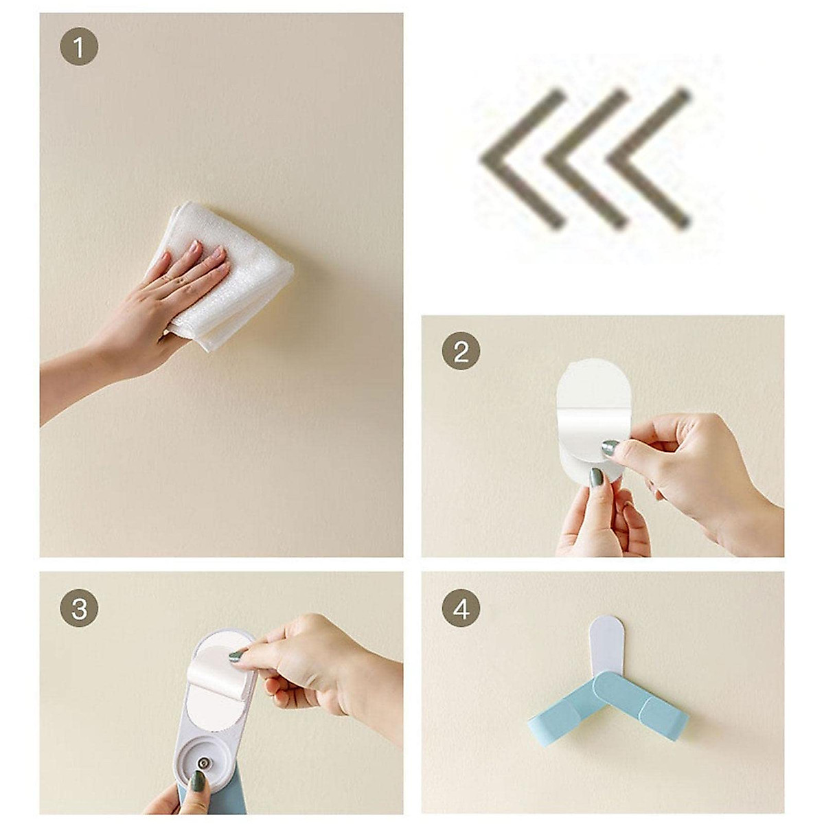 Naysku Pan Lid Holder - Wall Mount Pan Lid Storage Rack | Wall Door Stand Organizer Adjustable for Bakeware Dish Plate, Cutting Boards, Pot & Pan Cover Qincu-us