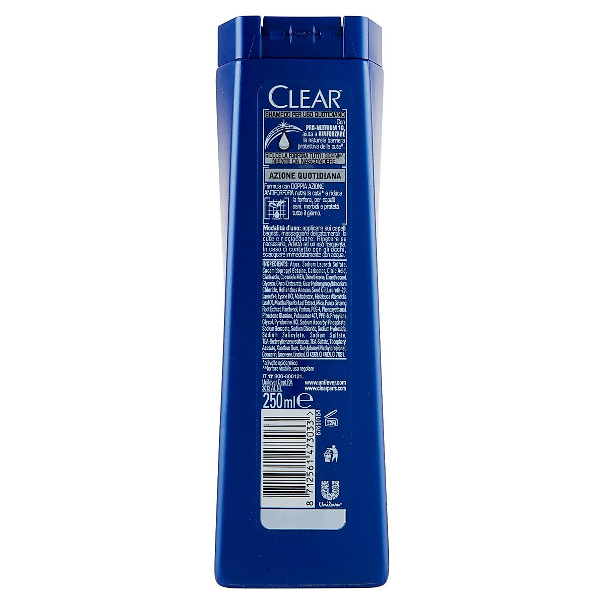 Clear Shampoo Daily Action 250 ml