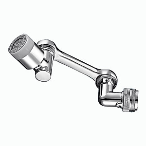 Faucet Extender for Kitchen Sink Universal,Faucet Extender for Bathroom Sink Brass,Splash Filter Faucet Extender,2 Water Outlet Modes,for washbasins
