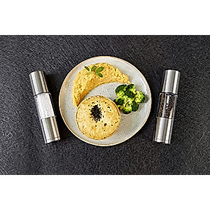 Cole & Mason Oslo PM/SM GS 180mm Clr S/Steel Precisio, 185 mm, Silver/Clear