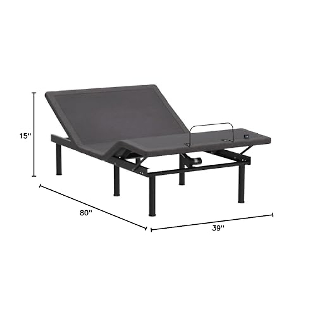 Dr. Oz Good Life Twin XL Adjustable Base, Black