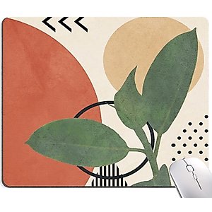 Armanza Modern Abstract Mouse Mat Square Waterproof Non-Slip Rubber Base MousePads for Office Laptop, 9.5"x7.9"x0.12" Inch