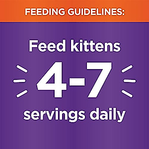 IAMS PERFECT PORTIONS Healthy Kitten Grain Free* Wet Cat Food Paté, Chicken Recipe,2.6 oz (Pack of 24). Easy Peel Twin-Pack Trays