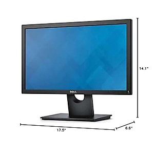 Dell E1916HV VESA Mountable 19" Screen,XGA Wide, LED-Lit Monitor,Black