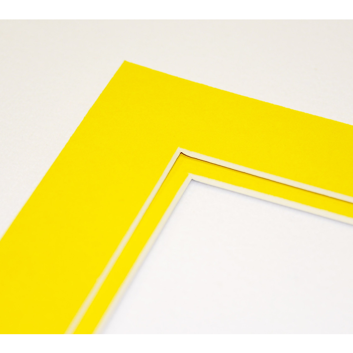 topseller100, Pack of 10 YELLOW 11x14 Picture Mats Matting with White Core Bevel Cut for 8x10 Pictures