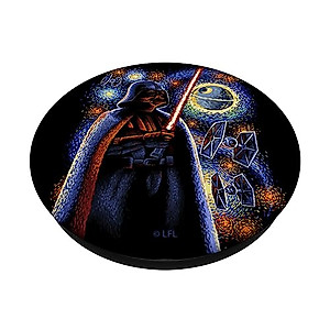 Star Wars Darth Vader Starry Night Paint Galaxy PopSockets Standard PopGrip