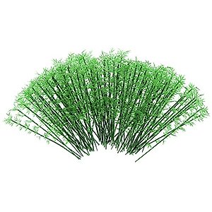 NUOLUX 100pcs Model Bamboo Trees 1:75 12cm Plastic Bamboo Trees Model Train Scenery Landscape Scale