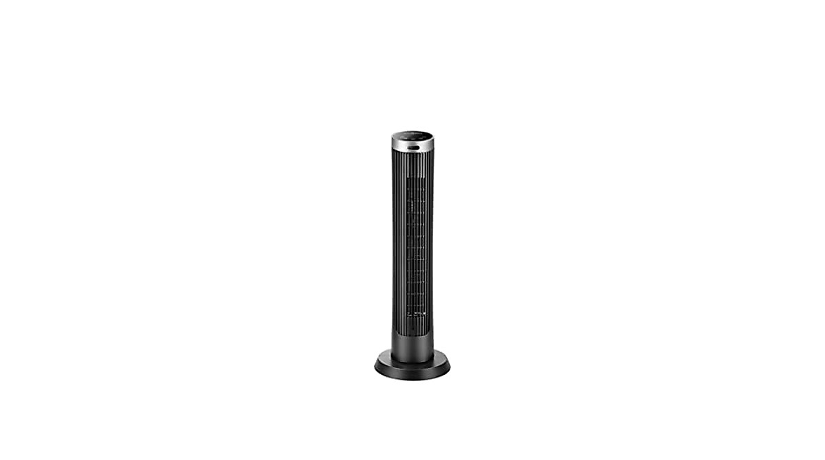 OmniBreeze 36 Inch Bladeless Tower Fan with Remote & Quiet Cooling