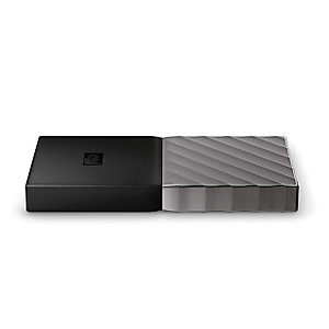 WD 512GB My Passport SSD Portable Storage - USB 3.1 - Black-Gray - WDBK3E5120PSL-WESN