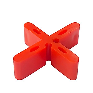 Outdoor Brick leveling Spacers DIY 5/8-Inch Tile Spacers for Slab Spacers 50 pieces/package Red Brick install Leveling Tool Joint Crosses Building Products Material 15mm x 6mm