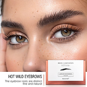 Ibcccndc Brow Lamination Kit Professional Starter Kit Perfect Full Fluffy Sculpt Brows Suitable for Salon Home Use | Eyebrow Brush And Eyelash Micro Brushes Added