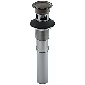 Kohler K-7124-A-2BZ Pop-Up Clicker Drain with Overflow, Oil Rubbed Bronze