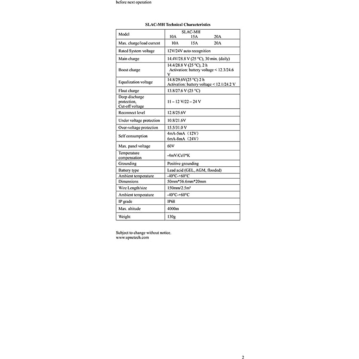 Solar Charge Controller IP68 ;15A 12V/24V Solar Panel Battery Intelligent Regulator. Clear readable 5 LED Display of The State of Charge. 4 Stage Charging(Main,Boost, Equalization, Float)