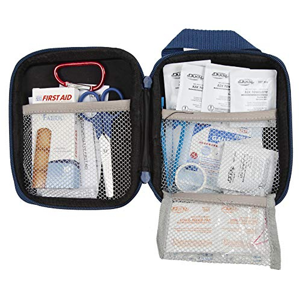 Lifeline 53 Piece First Aid Emergency Kit - Small and Compact Size - Ideal for camping, sporting events, hiking, cycling, car as well as home, school and office