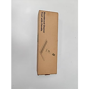 Lshfjnd Baseboard Cleaner Tool with Long Handle,Wall Cleaner Mop with Extendable Handle,Duster Cleaning Tools Mop for Baseboard Floor Skirting Board,Ceiling Wall Window Cleaner with 4 Reusable Pads