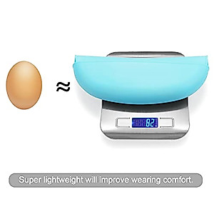 PandaEar 2 Pack Silicone Baby Bibs Super Thin Light Weight for Babies & Toddlers Feeding, Adjustable Silicone Bibs with Food Catcher Pocket, Waterproof, Soft, Unisex, Non Messy (Pink Grey)