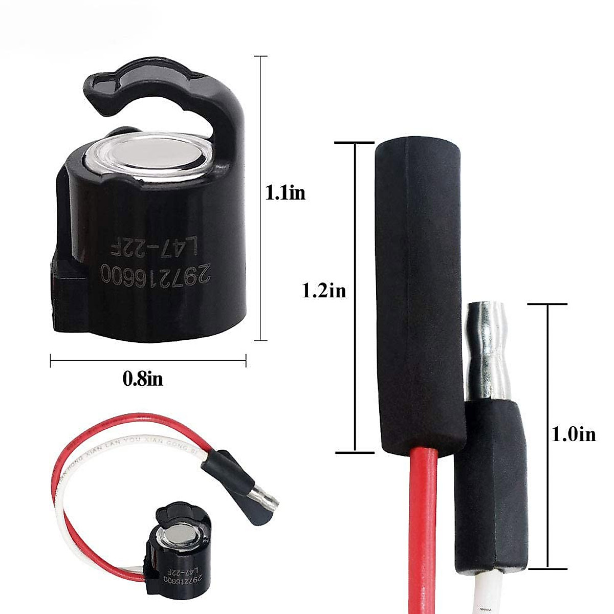 297216600 Refrigerator Defrost Thermostat Compatible with Top Brand Replaces with 218673008, 218969901, 218969902, 1483781, 216731000, 216872200, 5304404743