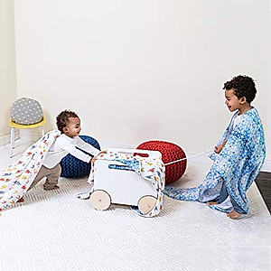 aden + anais Essentials Superman Swaddle Blanket, Muslin Blankets for Girls & Boys, Baby Receiving Swaddles, Ideal Newborn Gifts and Infant Shower Items, Wearable Swaddling Set, 2 Pack, Superman