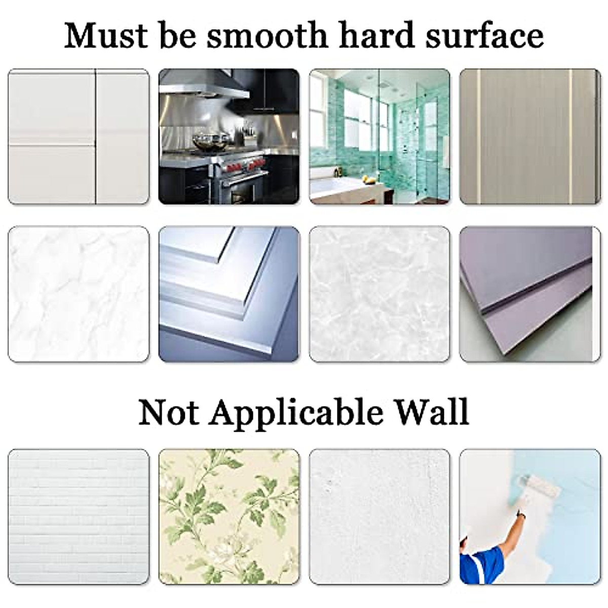 Adhesive Hooks, 20-Pack Kitchen Wall Hooks, Wall Hook Heavy Duty (22 lbs) Max, Reusable Bathroom Hook, Waterproof and Rustproof