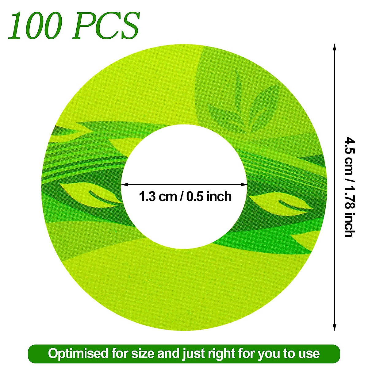 Jetec 100 Pieces Seed Pot Labels PVC Grow Baskets Stick Hydroponic Plant Label for Seedlings Seed Sticks for Understanding Plant Growth