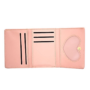 Ralcosuss Cute Dinosaur Wallet for Women Girls Ladies Small Leather Trifold Purse Card Holder Clutch Purse
